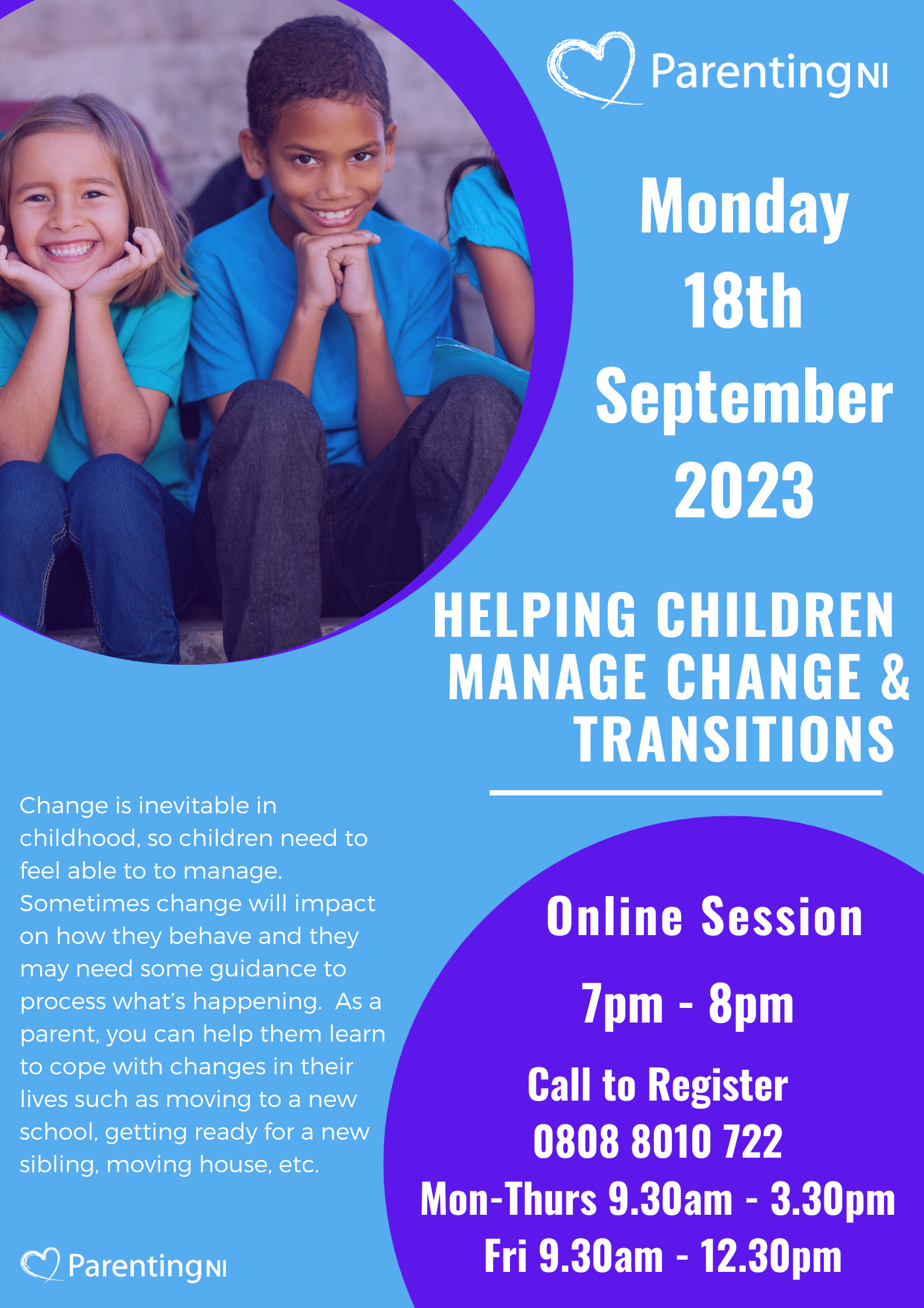 Helping Children Manage Change and Transitions