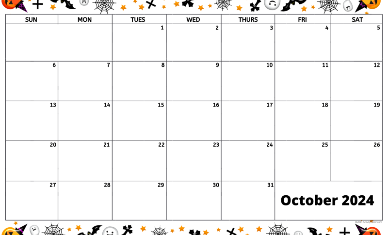 October Calendar